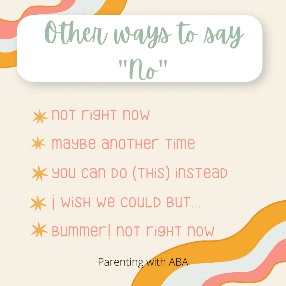 Creative ways to tell your child no to avoid a power struggle ...