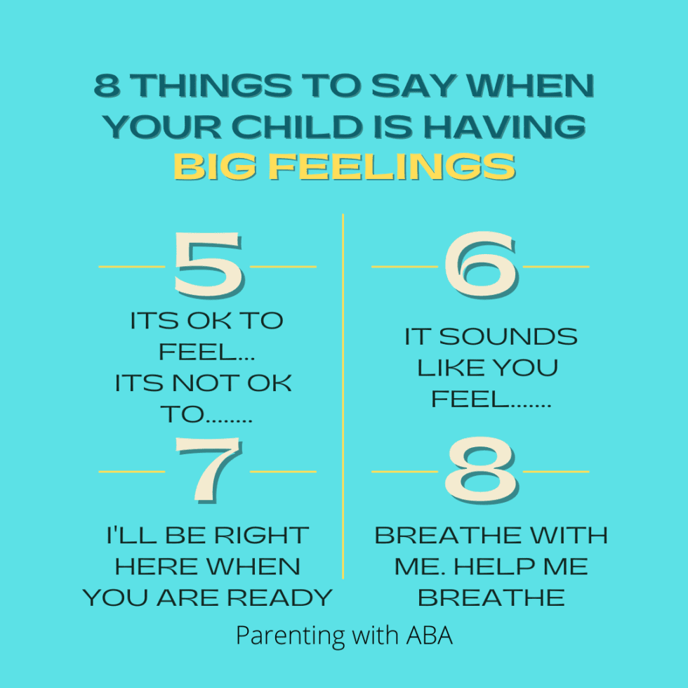 8 Things You Can Say When Your Child is Having BIG Feelings | Parenting ...