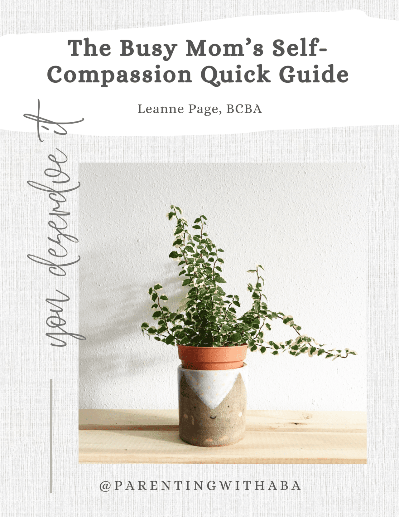 Self Compassion Quick Guide | Parenting with ABA